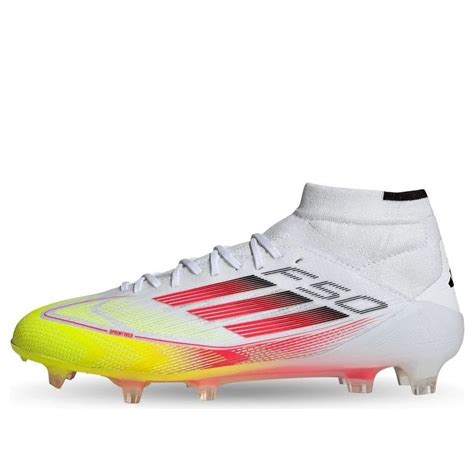 Adidas F50 Elite Mid Fg Pure Victory Pack White Yellow Neon Red Ie1457