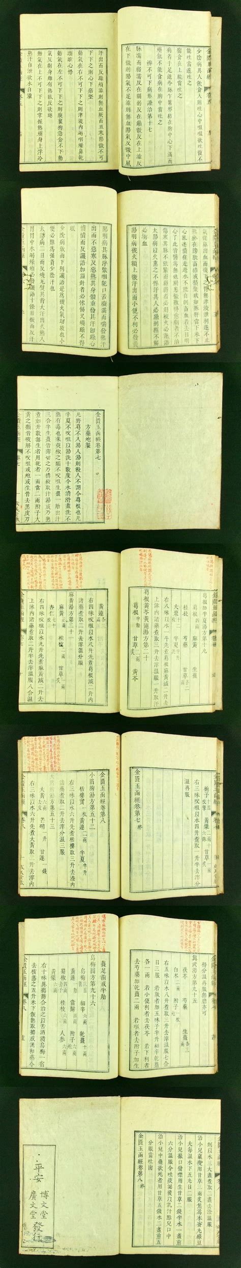 【傷や汚れあり】y103 金匱玉函経 全4冊の内3冊 江戸 中国 東洋医学 漢籍 漢文 医書 博文堂 廣文堂 和本 古文書 古書の落札情報詳細