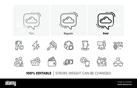 Teacup Add Purchase And Rate Button Line Icons For Web App Printing Line Icons Vector Stock