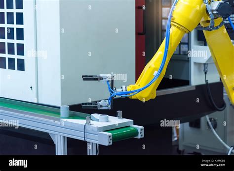 Artificial Intelligence Machine At Industrial Manufacture Factory Smart Factory Industry 4 0