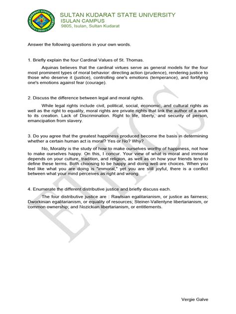 Activity 6 Ethics Pdf