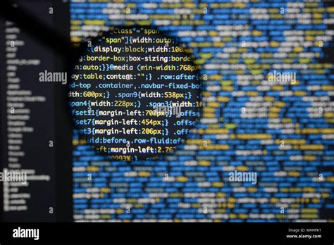 Real Css Code Developing Screen Programing Workflow Abstract Algorithm