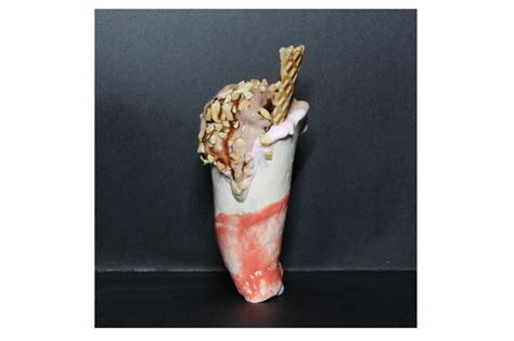 Contemporary Ceramic Ice Cream Cones Ceramic Ice Cream Cone Ice