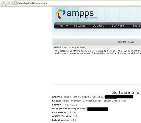 Ampps Apache Php Mysql Perl Python And Softaculous Stack