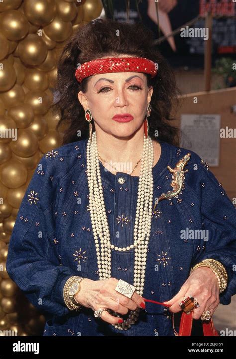 West Hollywood Ca March 24 Jackie Stallone Attends Party To