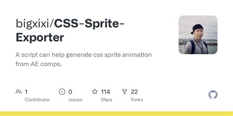 Github Bigxixicss Sprite Exporter A Script Can Help Generate Css Sprite Animation From Ae Comps
