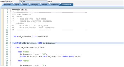 solved show a standard search help using import parameter sap
