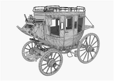 Stagecoach Stage 3d Turbosquid 1349347