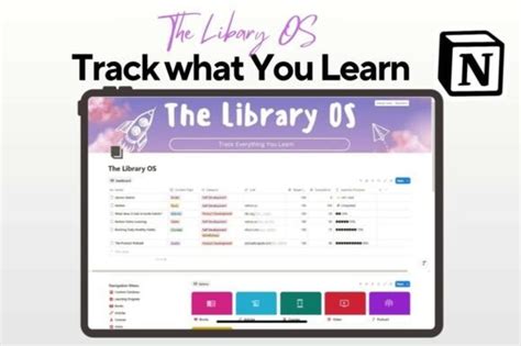 Library Os Notion Template Graphic By Yanisnotion · Creative Fabrica