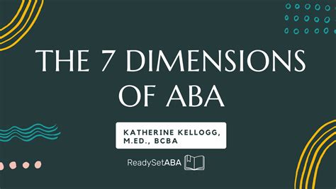 What Are The Seven Dimensions Of Aba • Readysetaba