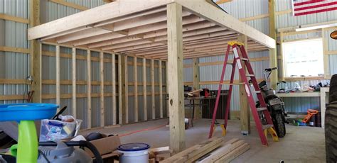 Pole Barn Loft Framing For 12x16 Pole Barn Loft