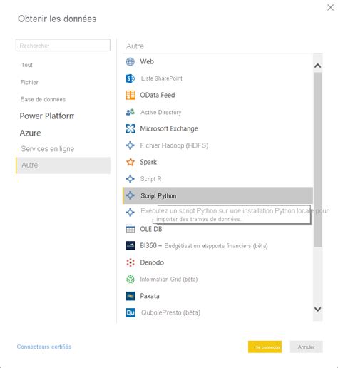Exécuter Des Scripts Python Dans Power Bi Desktop Power Bi