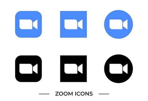 로고 상징 터 소셜 미디어 세트 프리미엄 벡터