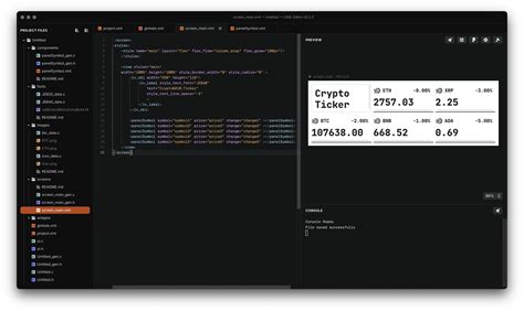 Crypto Ticker Using Lvgl Ui Editor On Elecrow E Paper Display My Projects Lvgl Forum