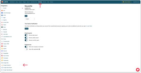 Google Analytics Integration