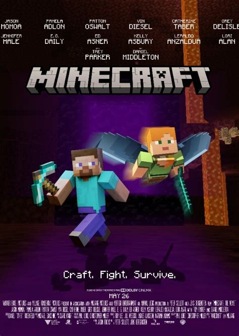 Minecraft Live Action Movie Fan Casting On Mycast