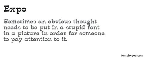 Expo Font Download For Free Online