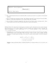 HW Solutions Pdf IEOR Advanced Optimization Homework Instructor Shipra Agrawal The