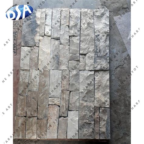 Outdoor Natural Marble Slate Culture Wall Cladding Dharajyot Stone Art