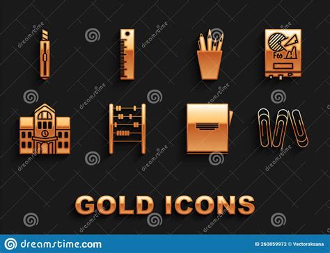 Set Abacus Board With Graph Chart Paper Clip Notebook School