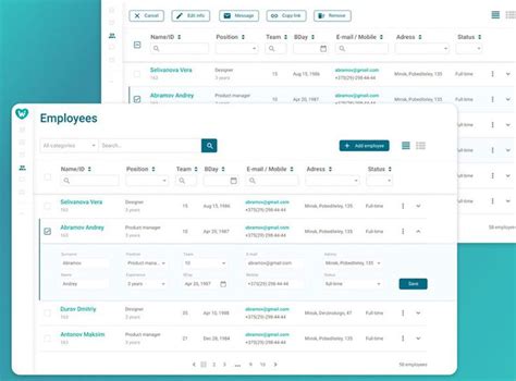 Data Table Ui Design Examples To Use As Inspiration Ui Design Dribbble Design Web Design