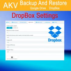 Prestashop Backup Module AKV Backup And Restore