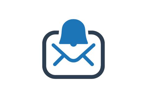 Message Alert Notification Icon Graphic By Symbolic Language