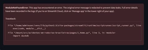 Im Having Trouble Importing Duckdb In My Application Deployment Streamlit