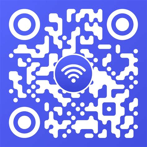 Wifi Logo Password Qr Code Template Generator