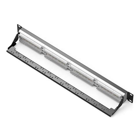 Unshielded Modular Patch Panel 24 Port With Cable Tie Utp Patch Panel