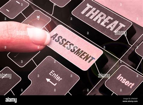 Conceptual Display Threat Assessment Conceptual Photo Determining The Seriousness Of A