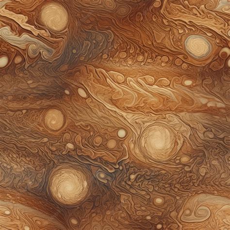 Premium Ai Image Jupiter Surface Seamless Texture Planet Gas Giant Atmospheric Storms Swirling