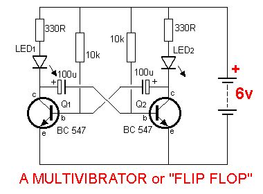 Multi Vibrator Circuit Online Educator