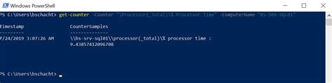 Collecting Server Performance Metrics Powershell