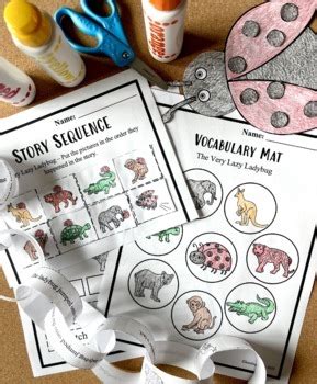 The Very Lazy Ladybug Speech Therapy Book Companion By Buzzing Bee SLP