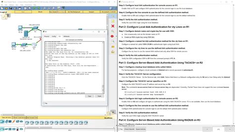 Ccna Security V2 Lab 3612 Configure Aaa Authentication On Cisco Routers Youtube