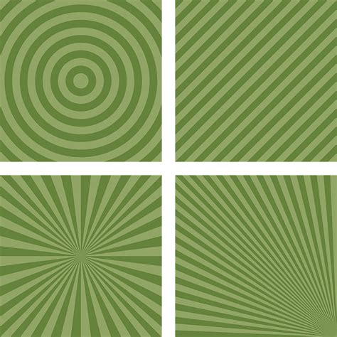 간단한 녹색 줄무늬 패턴 배경 벡터 설정 Ai Eps Uidownload