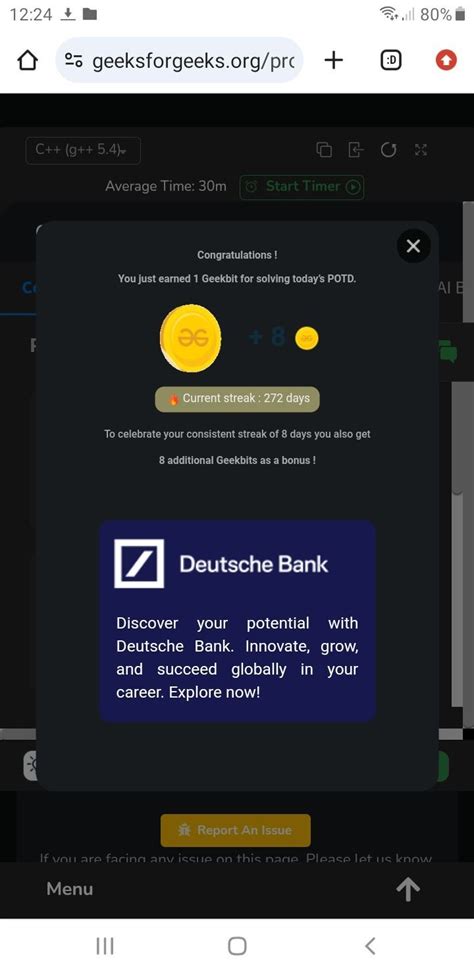 Sandhiya Sai On Linkedin Geekstreak2024 Geekstreak2024 Deutschebank Coding Innovation