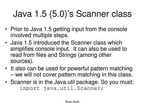 Ppt Scanner Class Powerpoint Presentation Free Download Id245135