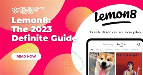 lemon8 the 2023 definite guide influencer marketing factory