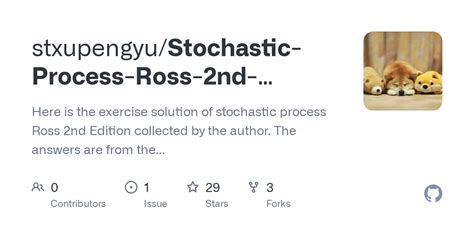 Stochastic Process Ross 2nd Editionhomeworksolutionscolumbia