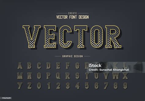하프 톤 서클 글꼴 및 알파벳 벡터 디지털 쓰기 스타일 서체 문자 및 숫자 디자인 0명에 대한 스톡 벡터 아트 및 기타 이미지 0명 교육 디자인 Istock