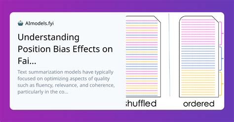 Understanding Position Bias Effects On Fairness In Social Multi Document Summarization Ai