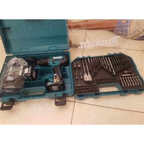 Jual Paket Mata Bor Pcs Makita Mesin Bor Baterai Cordless Drill Makita Df Shopee Indonesia