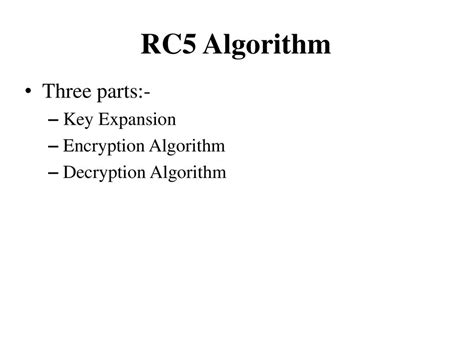 Rc5 Key Expansion Algorithm At Rafaela Woodruff Blog