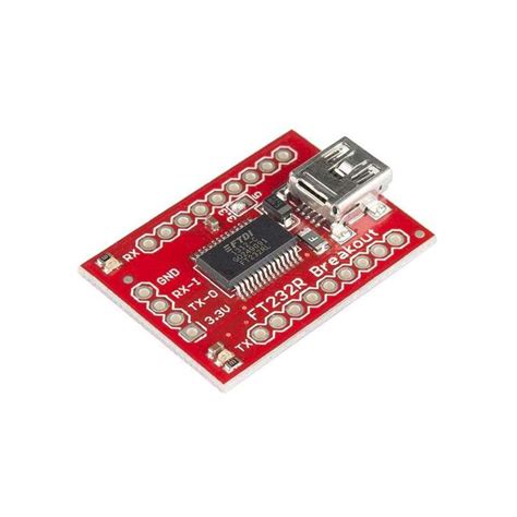 Breakout Board For Ft232rl Usb To Serial Sparkfun Bob 00718 Usb To Uart