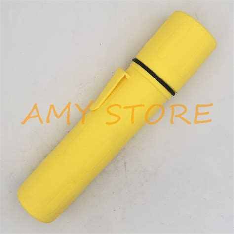 용접 용접 전극봉 보관 걸이식 튜브 용기 파란색 또는 노란색 Radomly 10lb 45kg 로드 가드 병 보관 85x76x375mm 용접 및 납땜 용품