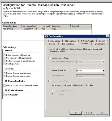 Windows Server 2012 R2 Rd Session Host 2012r2 Session Settings Set