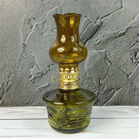 Лампа светильник керосиновая Алладин Лампадка с герметичной конструкцией конус Желтая 18 см