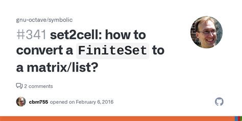 set2cell how to convert a `finiteset` to a matrix list · issue 341 · gnu octave symbolic · github